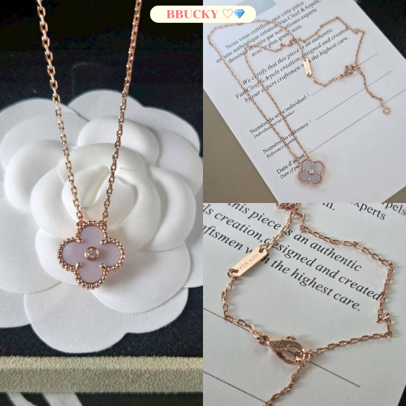 (VCA18) VC Necklace Ori Grade 1:1 Clear Stamping Your Child Is Awesome ...