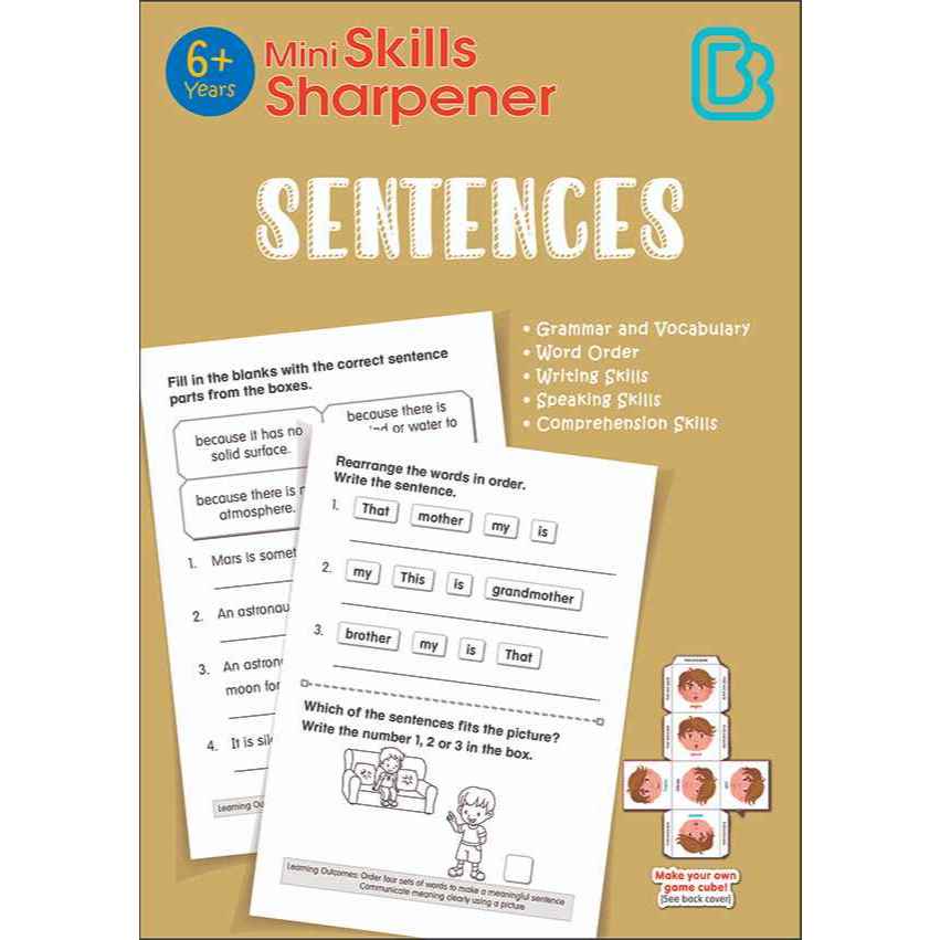 Gsap_mini Skills Sharpener SENTENCES (6+ Years) | Shopee Philippines