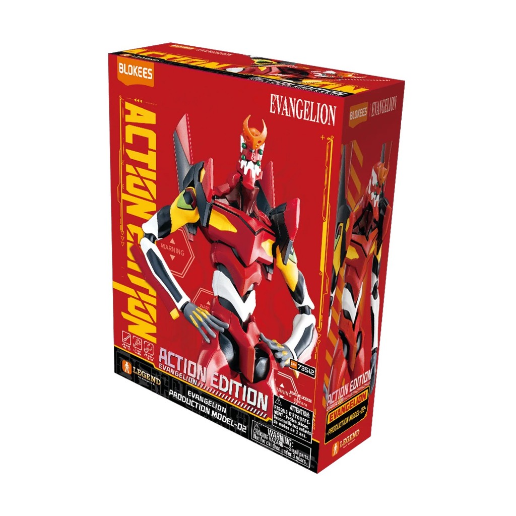 Blokees | Evangelion 73512 Action Edition Production Model-02 (Old ...