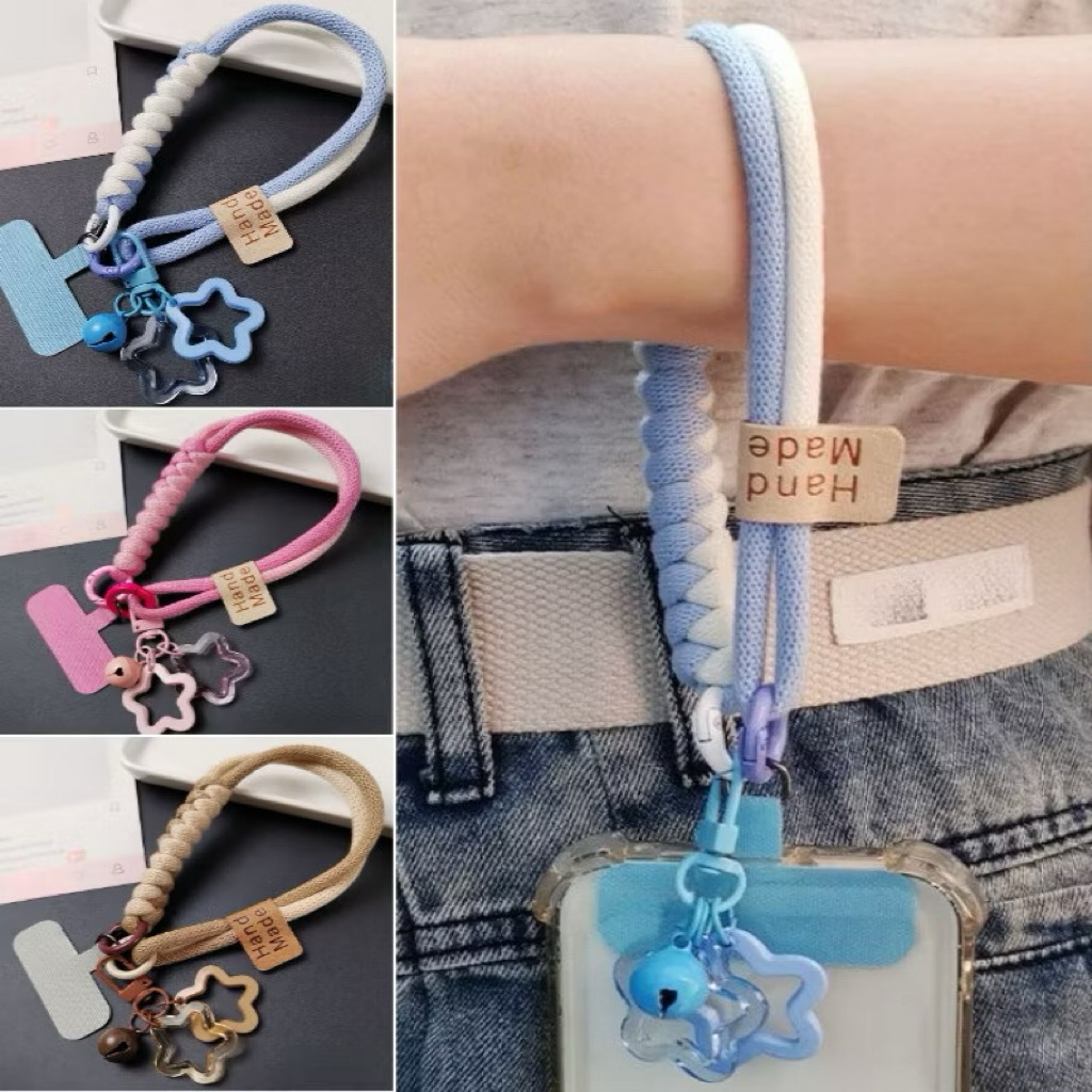 Hand Made Mobile Phone Strap Cute Pastel Colors Star Charm Model ...