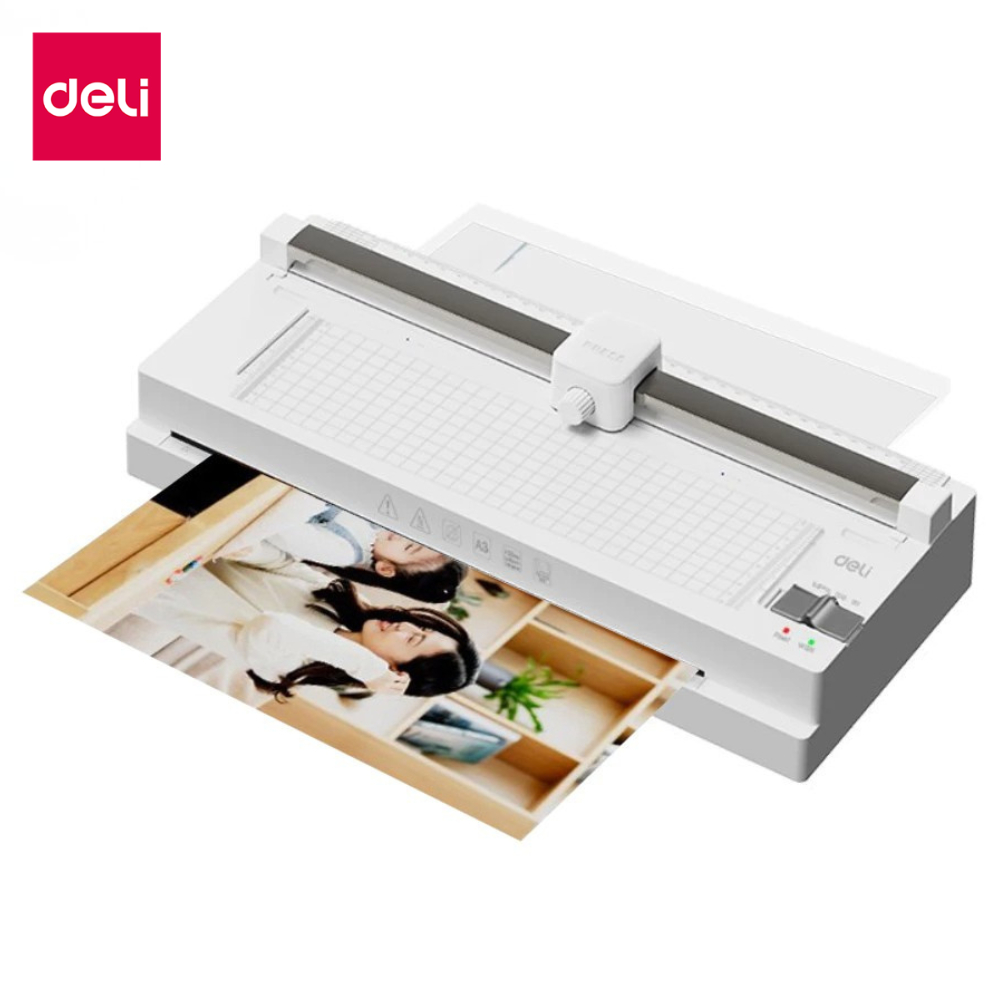 Deli Document Coating Machine A3 Paper With Built-In Cutter Quick 250 ...