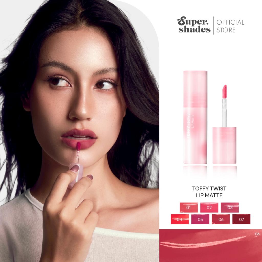 (New!) SuperShades Toffy Twist Lip Matte Toffee Tint Change Texture ...
