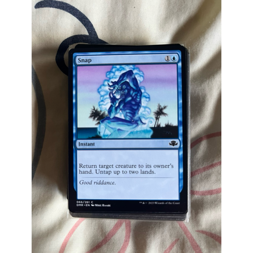 MTG Snap Blue Magic the Gathering EDH DMR Card Ex-Nm Condition | Shopee ...