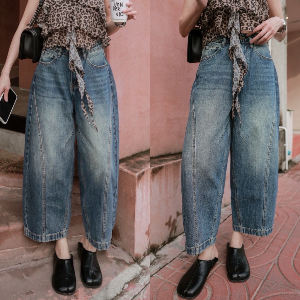 Midi Mom Jeans 5-Inch Model 90705 TAG | Shopee Philippines