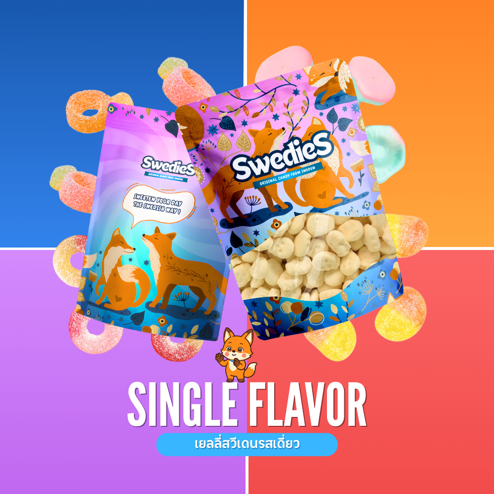Single Flavor Pack | Swedish Jelly 160g Candy By Swedies | Shopee ...