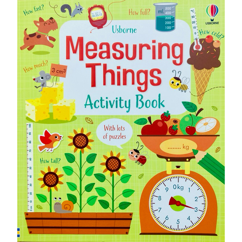 Usborne Measuring Things Activity Book (Maths Books) | Shopee Philippines