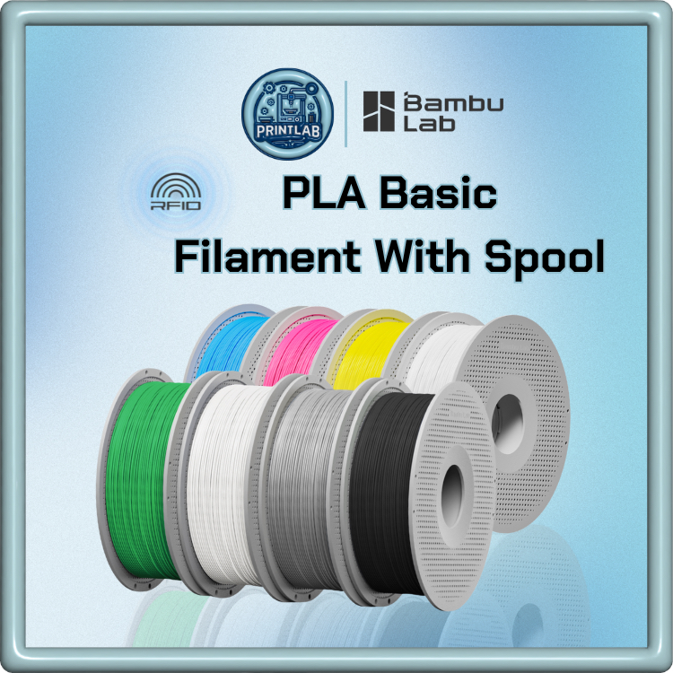 Bambu Lab PLA Basic Filament With RFID Roll Core For 3D Printer AMS ...