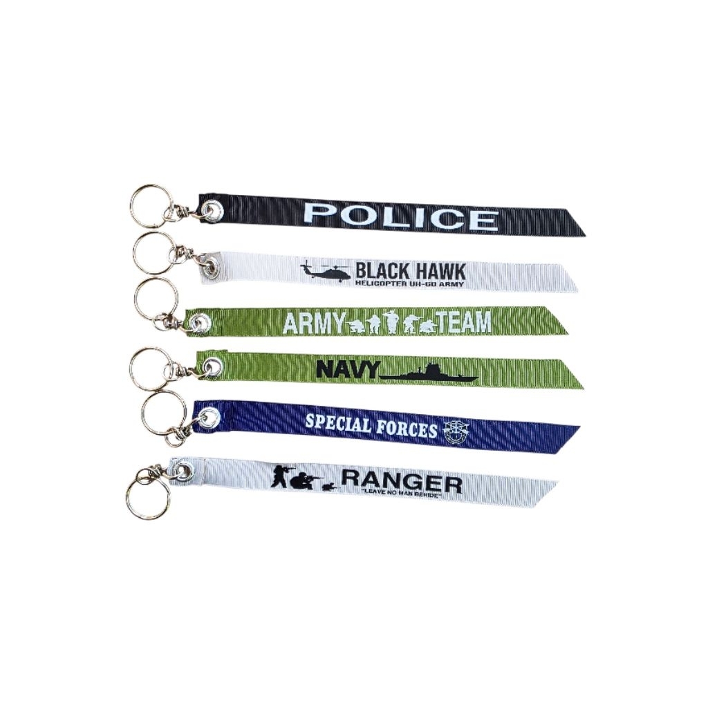 Nibbin Keychain Navy Police Ranger Blackhawk Special force | Shopee ...