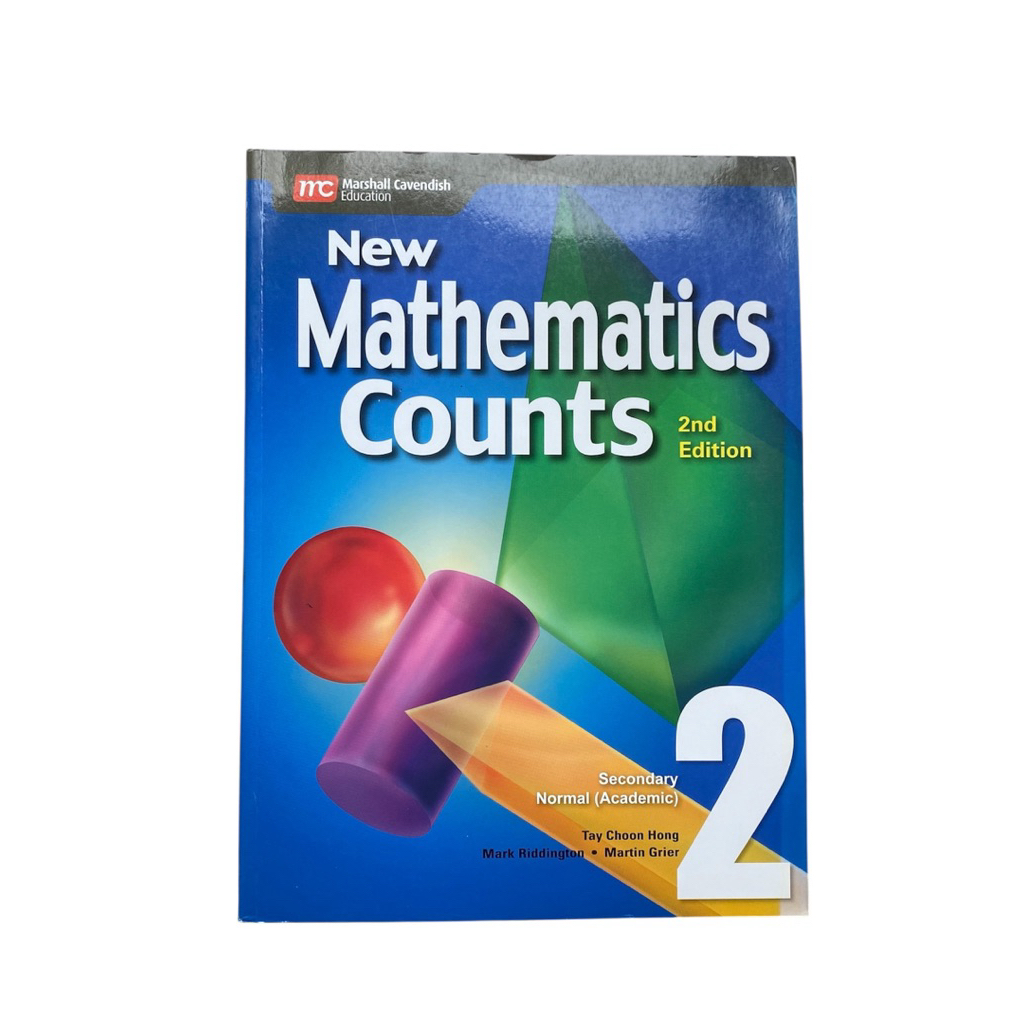 Mathematics Textbook For Mathayomnew Counts 2 (2nd Edition) – Marshall ...