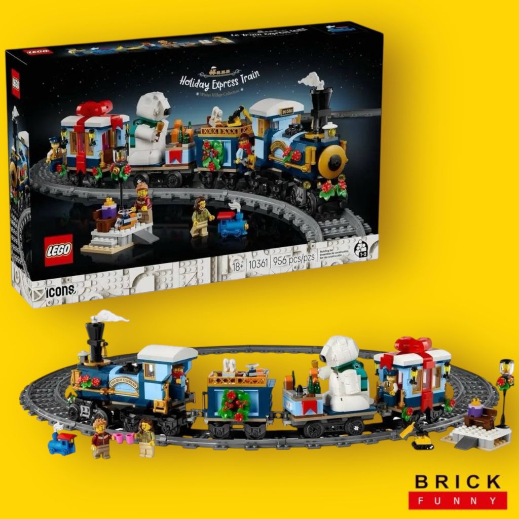 Lego Icons 10361 Holiday Express Train 1 | Shopee Philippines