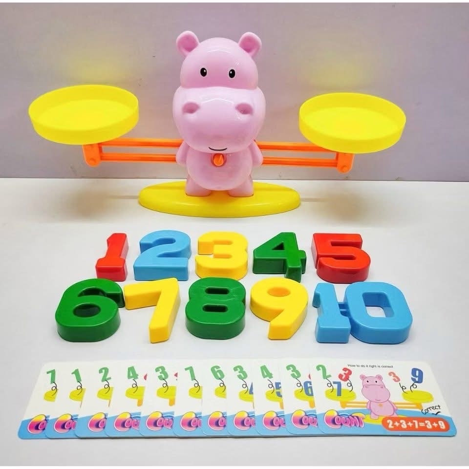 Hippo Scale Math Toys Children's Concentration Training Developmental ...