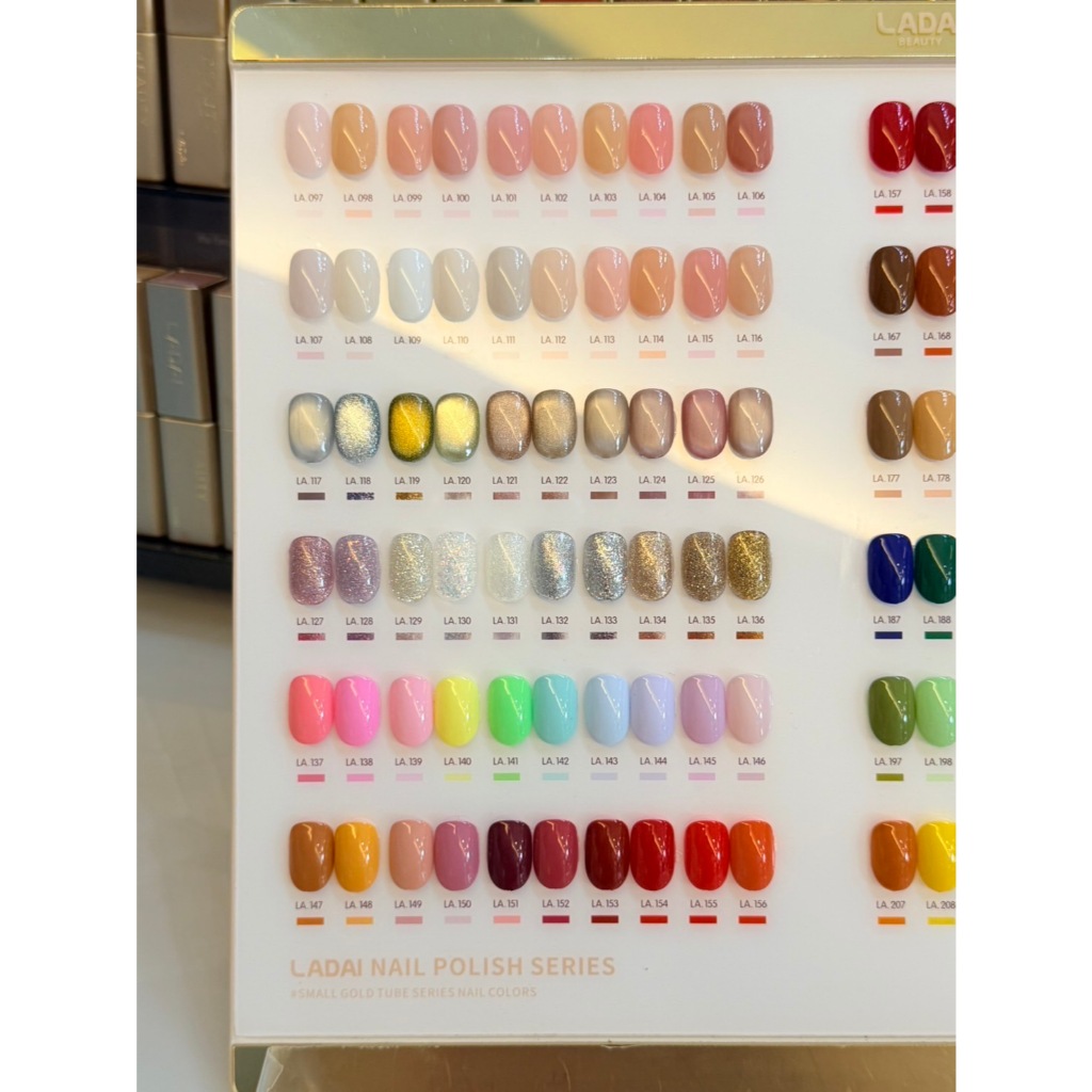 nail Tools Separate Bottles 097-196 Ladai 120 Color Samall Gold Tube ...