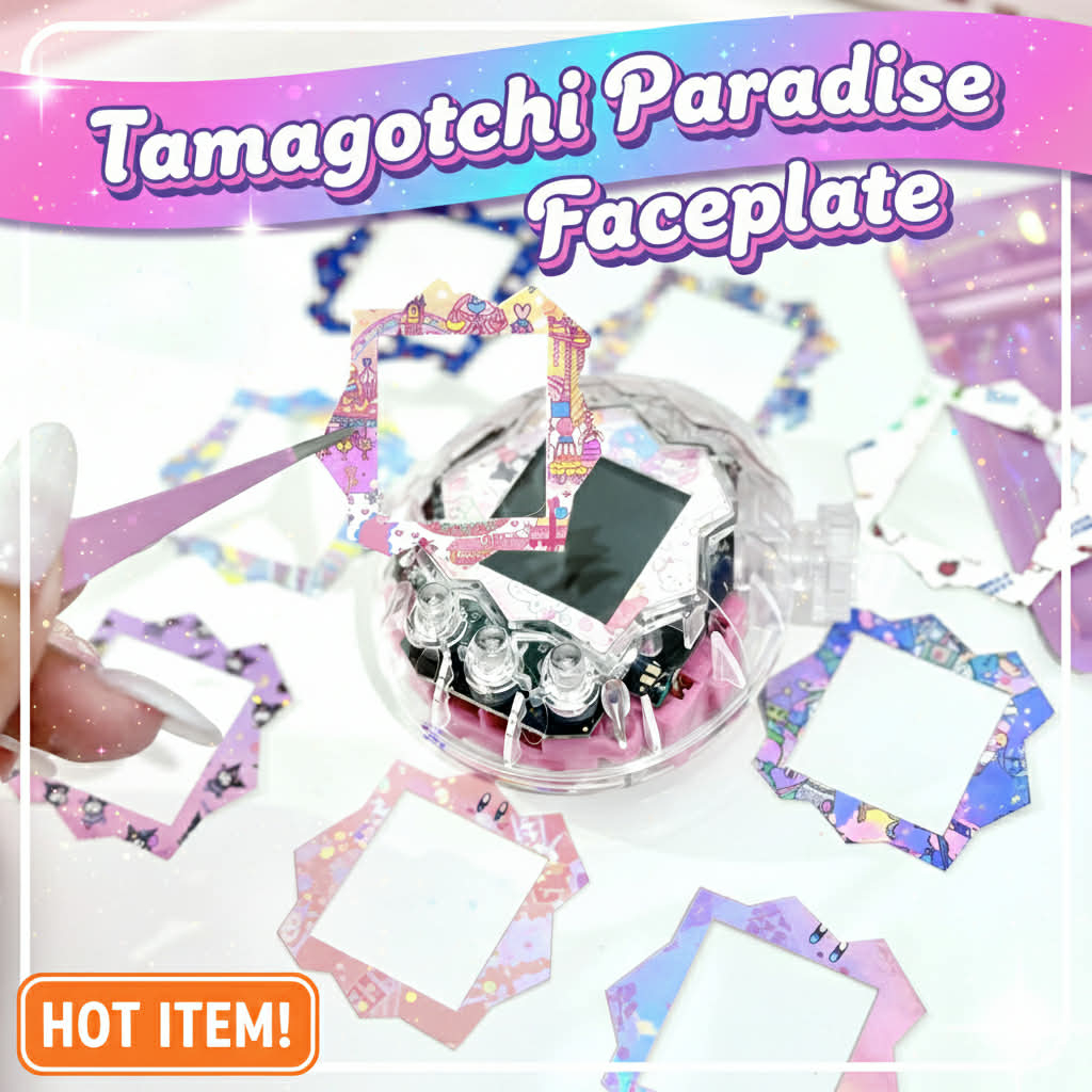 Tamagotchi Paradise Faceplate-Screen Changing Sticker | Shopee Philippines