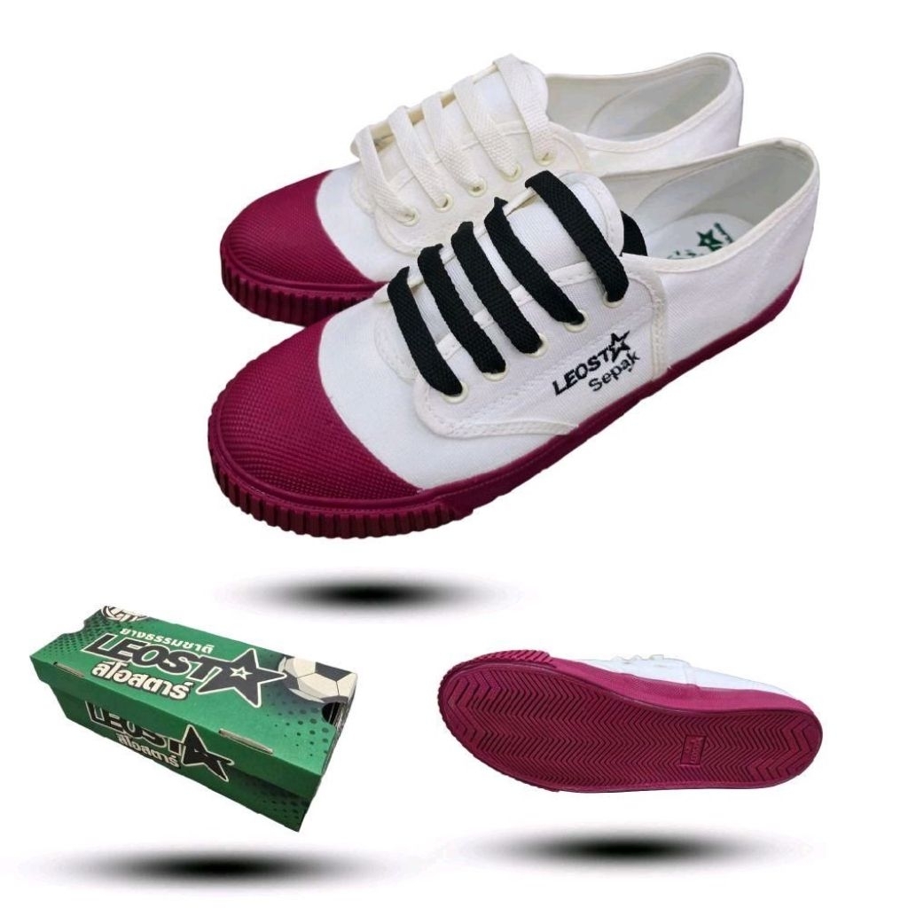 LEOSTAR Sepak Takraw Shoes Genuine Rubber Soles Soft To Wear Good ...