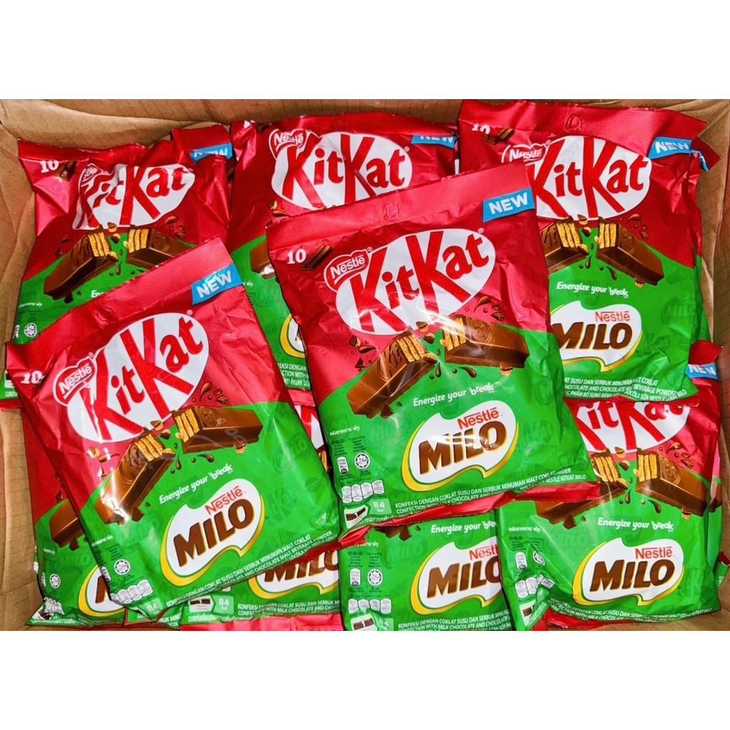 Kitkat X Milo Chocolate Coated Wafer | Shopee Philippines