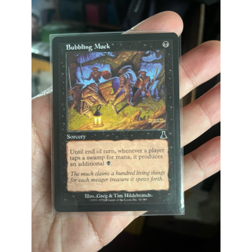 MTG Bubbling Muck Black Magic the gathering EDH Destiny Card Ex-Nm ...
