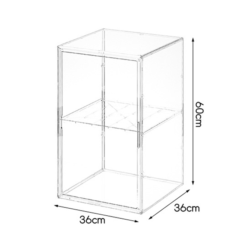 Magnetic Transparent Dust Box 60cm Acrylic Display Labubu ZIMOMO ...