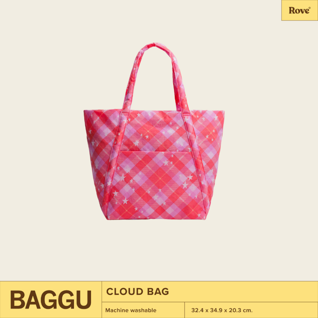 BAGGU Cloud Bag Cloth Shoulder Foldable Lightweight Travel Available In ...