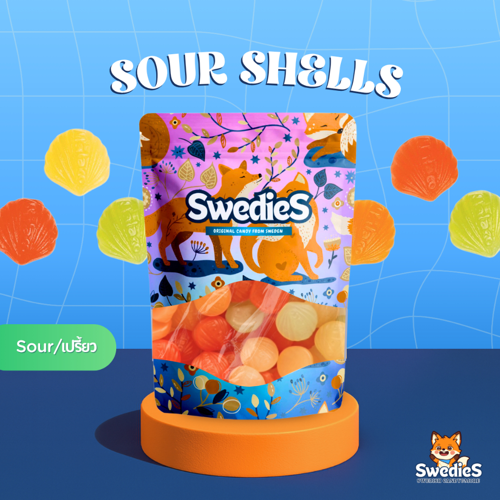 Sour Shells | Fruit Scallops By SwedieS | Shopee Philippines