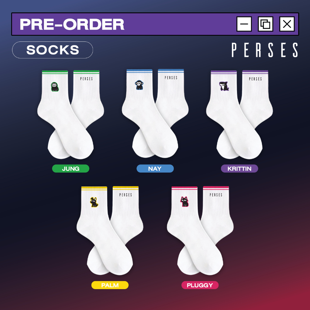 GMM MUSIC : Perses Monster Socks | Shopee Philippines