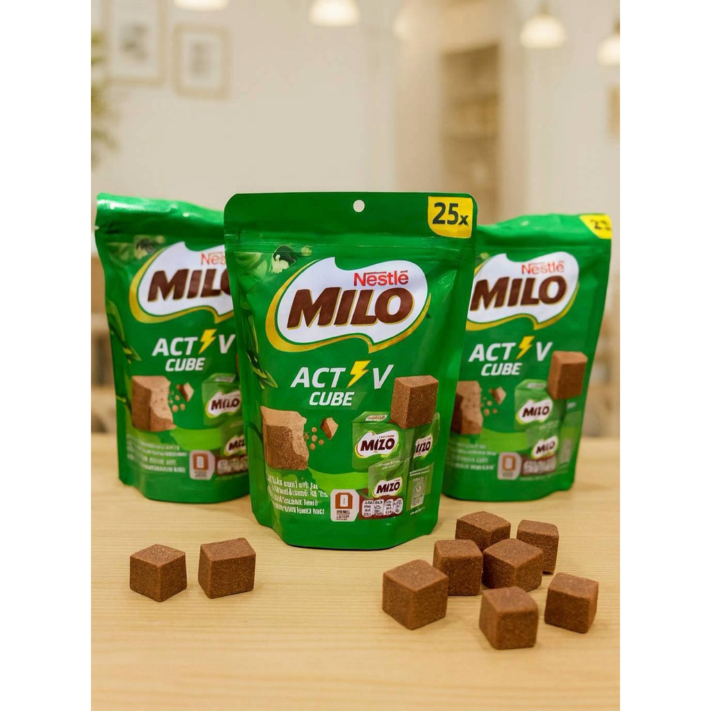 Promotion 3 Packs: Nestle MILO ACTIVE CUBE Legendary Tablets Rich Taste ...