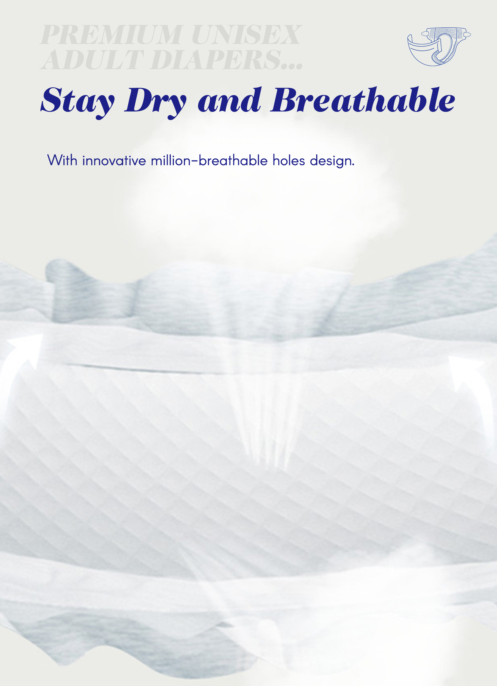 Ivena Premium Grade Adult Diapers Good Absorbency Dry And Comfortable ...