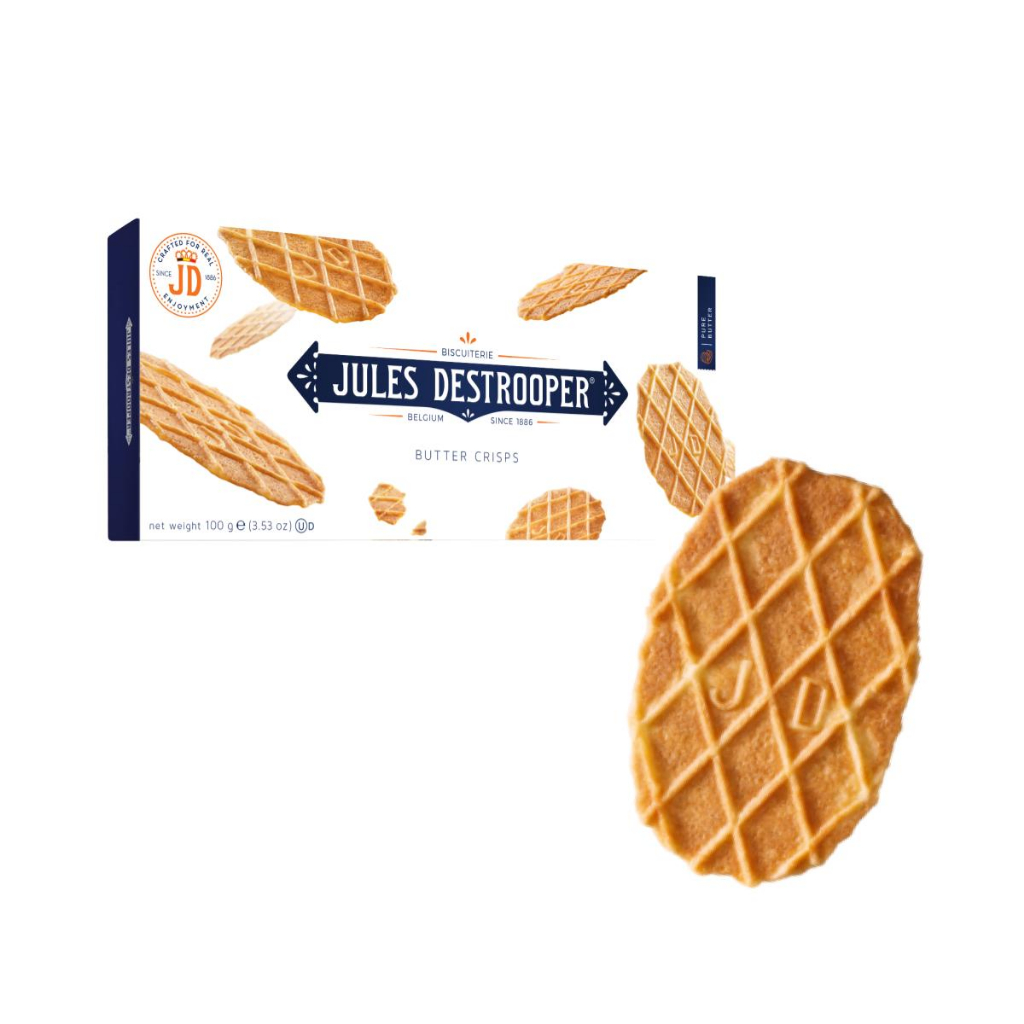 Jules Destrooper Butter Crisps 100 g.-Crispy Wafers From Belgium l ...
