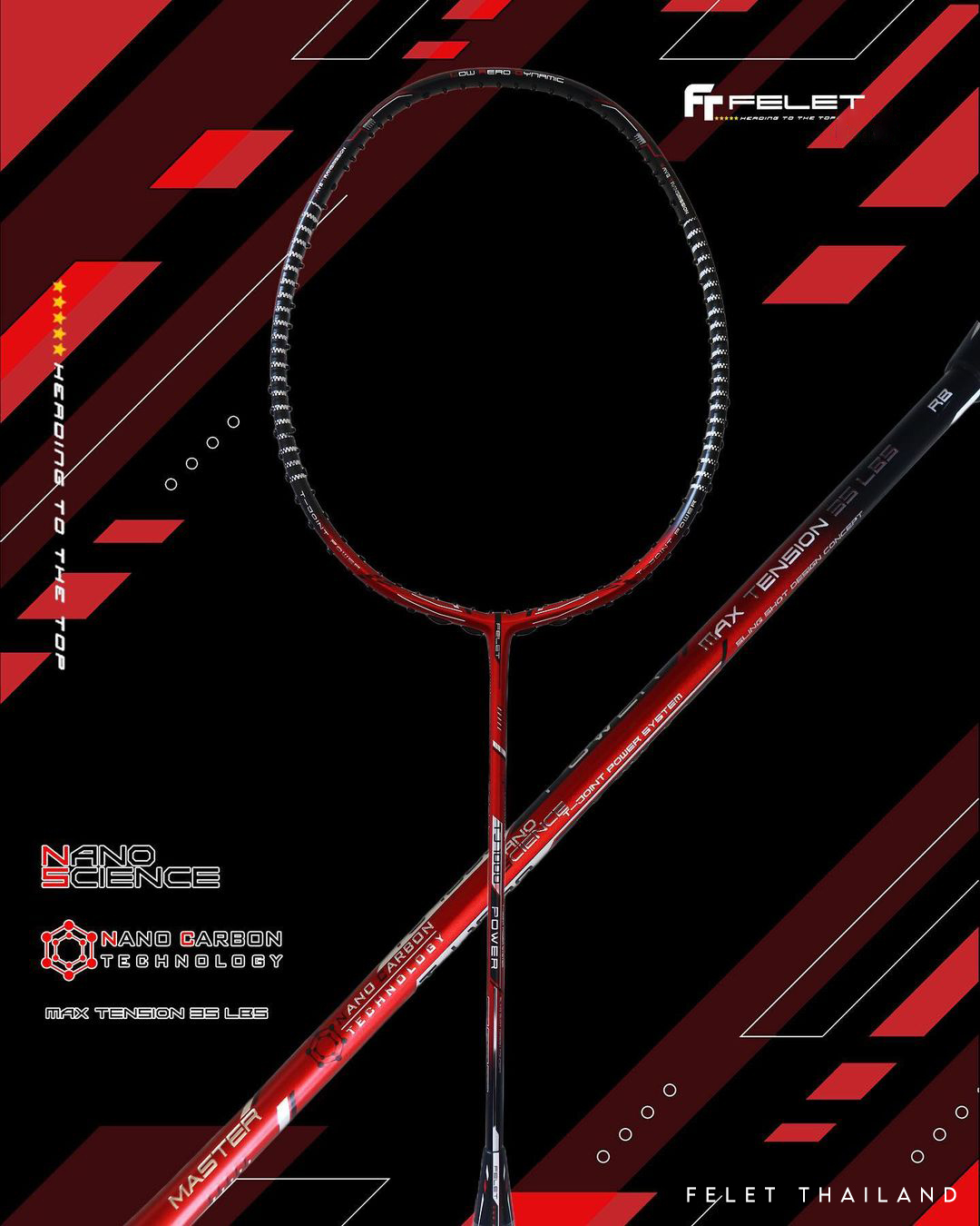 FELET Badminton Racket TJ 1000 POWER (4U) | Shopee Philippines