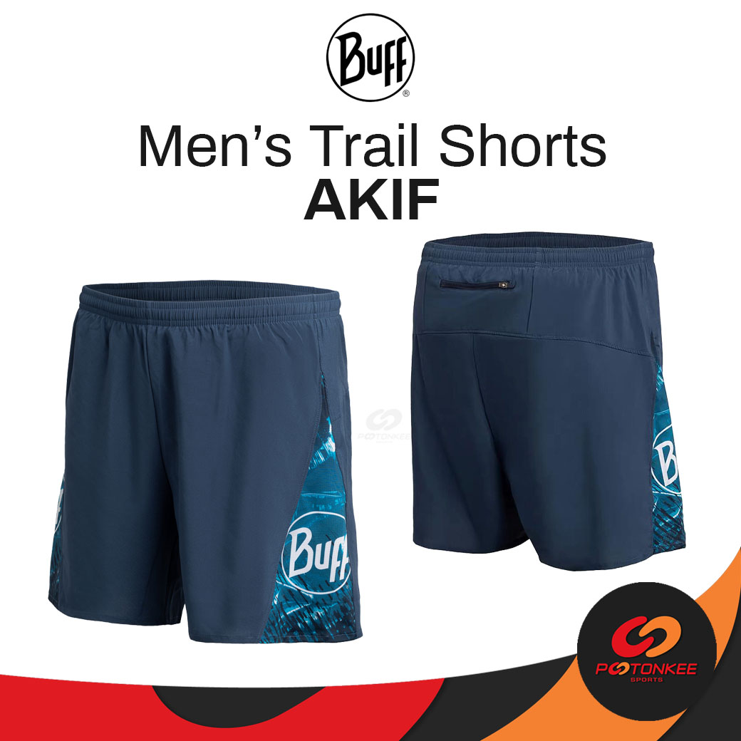 BUFF Men's Trail Shorts 5 Inches Running Pants Light And Breathable ...