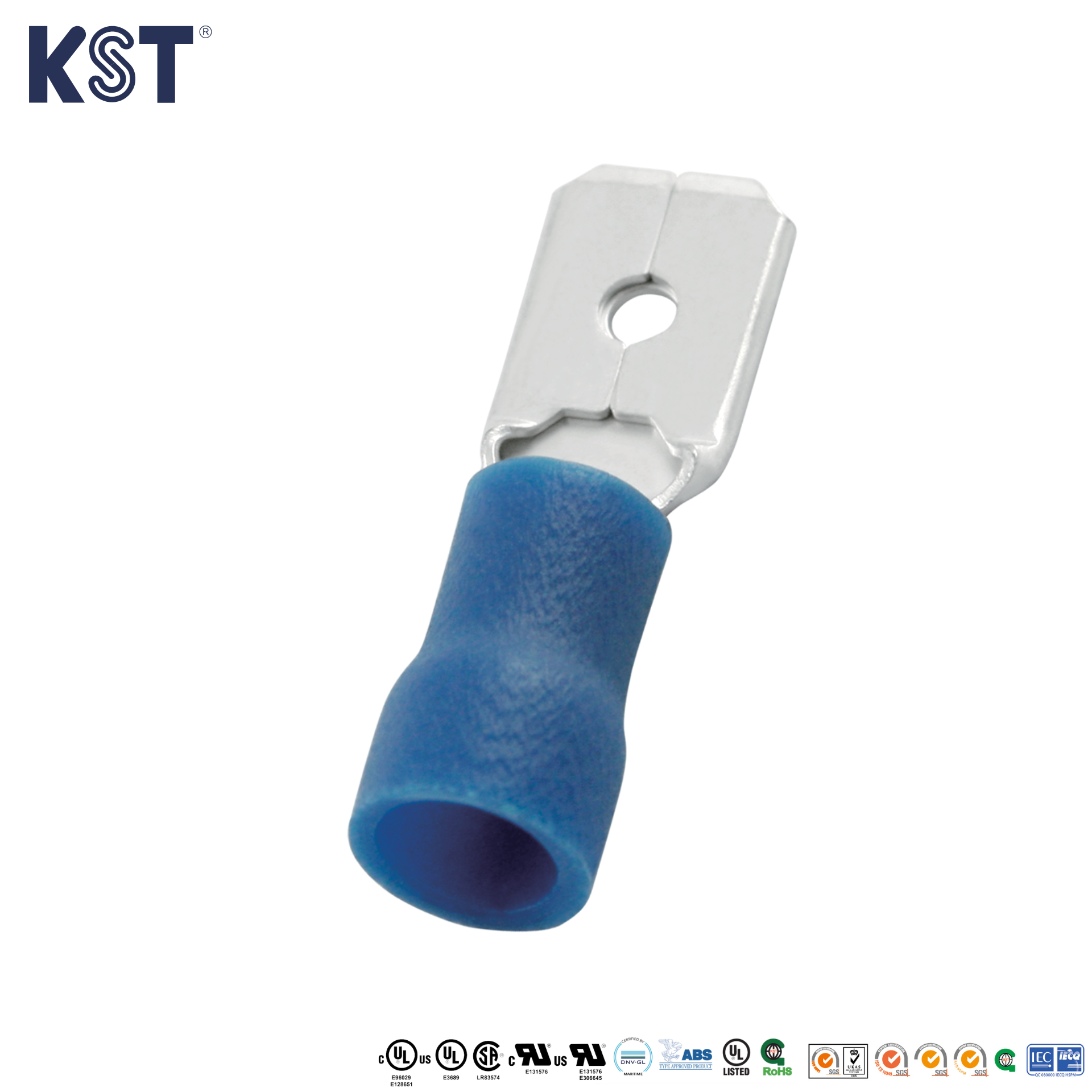 KST Fish Tail Flat Plug Male Clad MDV1-MDV5 100 Pieces Per Bag | Shopee ...