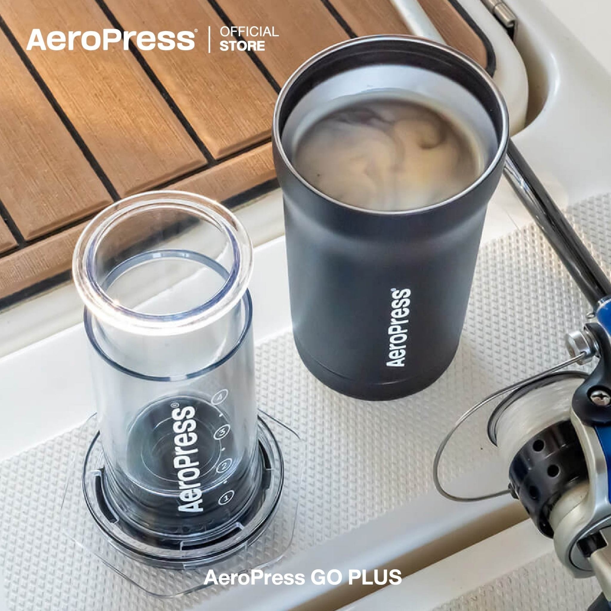 AeroPress Go Plus Coffee Maker-Coffee Maker Aero Placego | Shopee ...