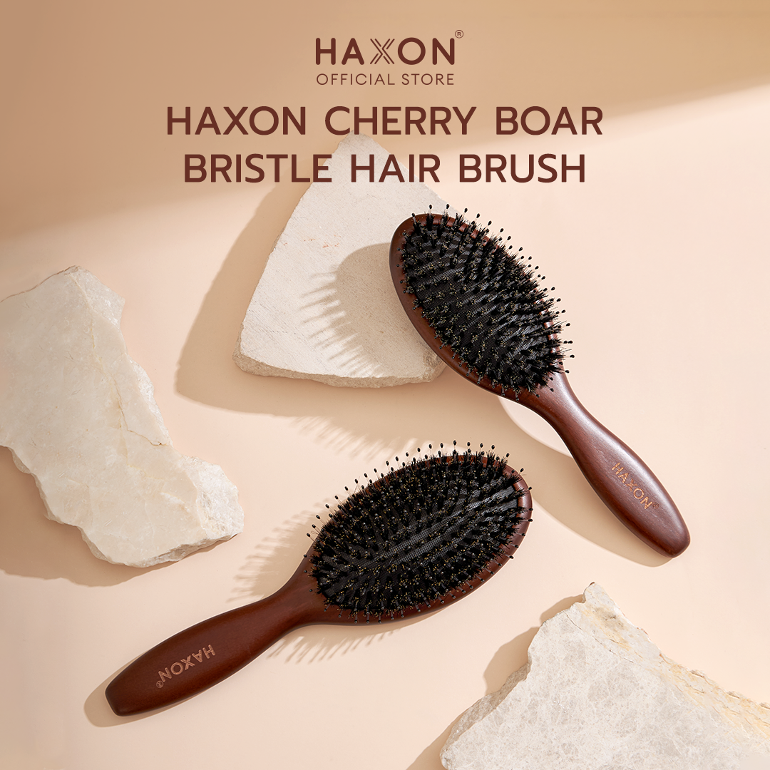 Haxon Cherry Boar-Bristle Brush/Horse Hair Real Comb Islamic Can Be ...