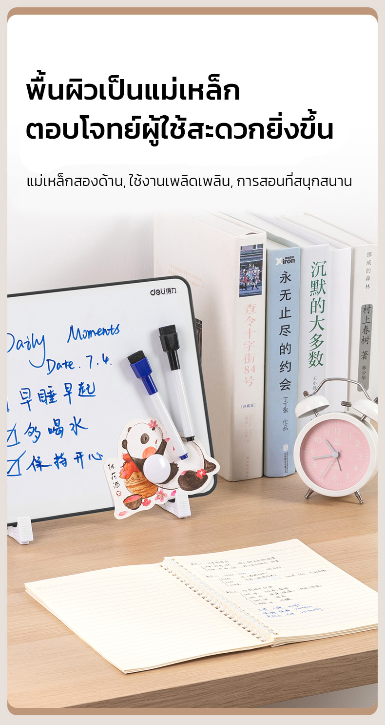 Deli Desk Whiteboard Mini Can Be Attached To Magnets Writable On Both ...