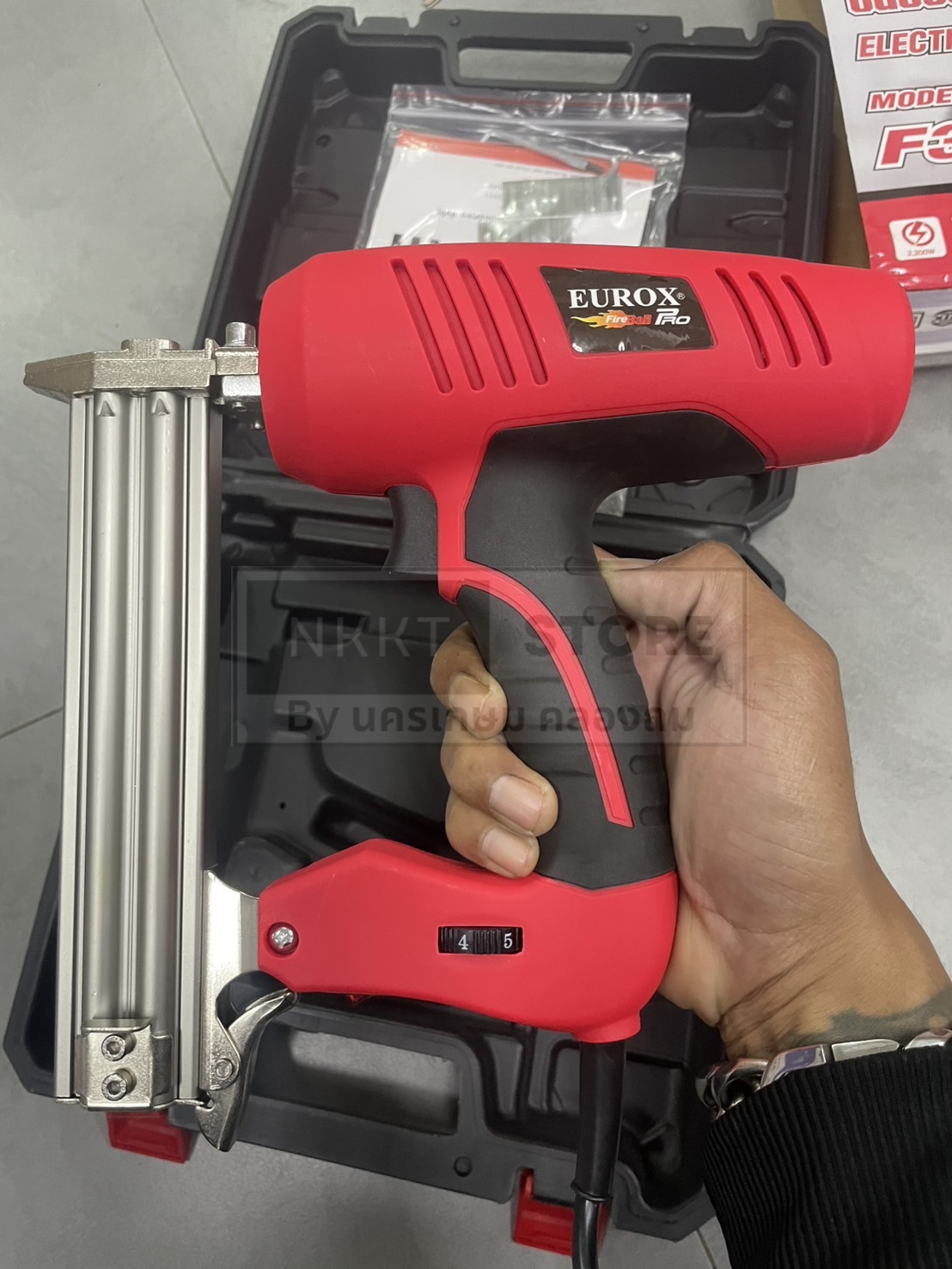 F30II-Eurox Air Stapler Nail Plug In The House Special All Items Are Sunken. 2200 Watts 6 Levels ...