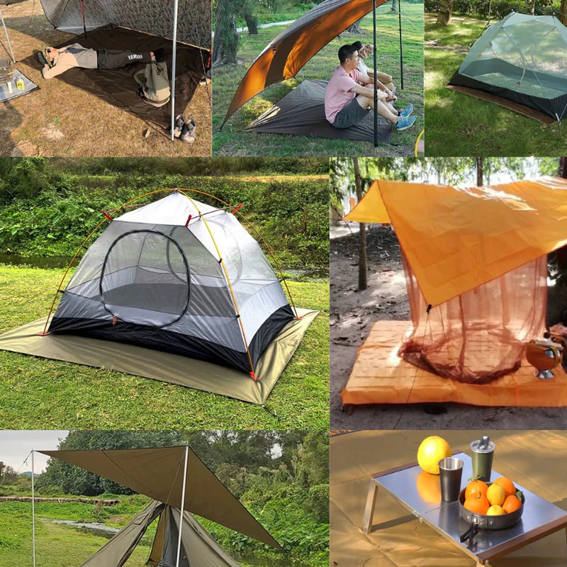 210 Cm 150 Waterproof Tent Mat 210D Oxford Cloth Ground Sheet Canvas ...