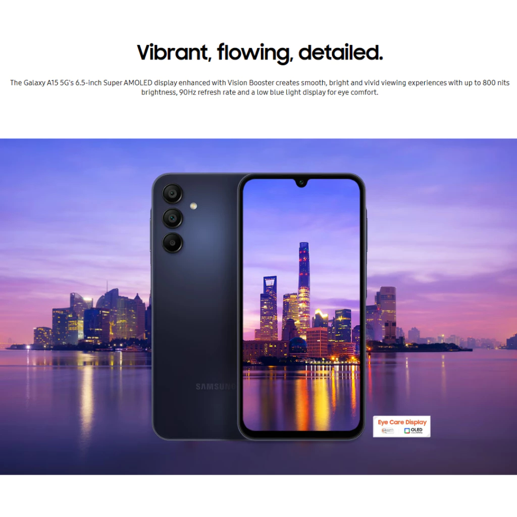 Samsung Galaxy A15 5G 6+128GB | Super AMOLED 90Hz | 50MP Camera | Fast Charging | Original Unit ...