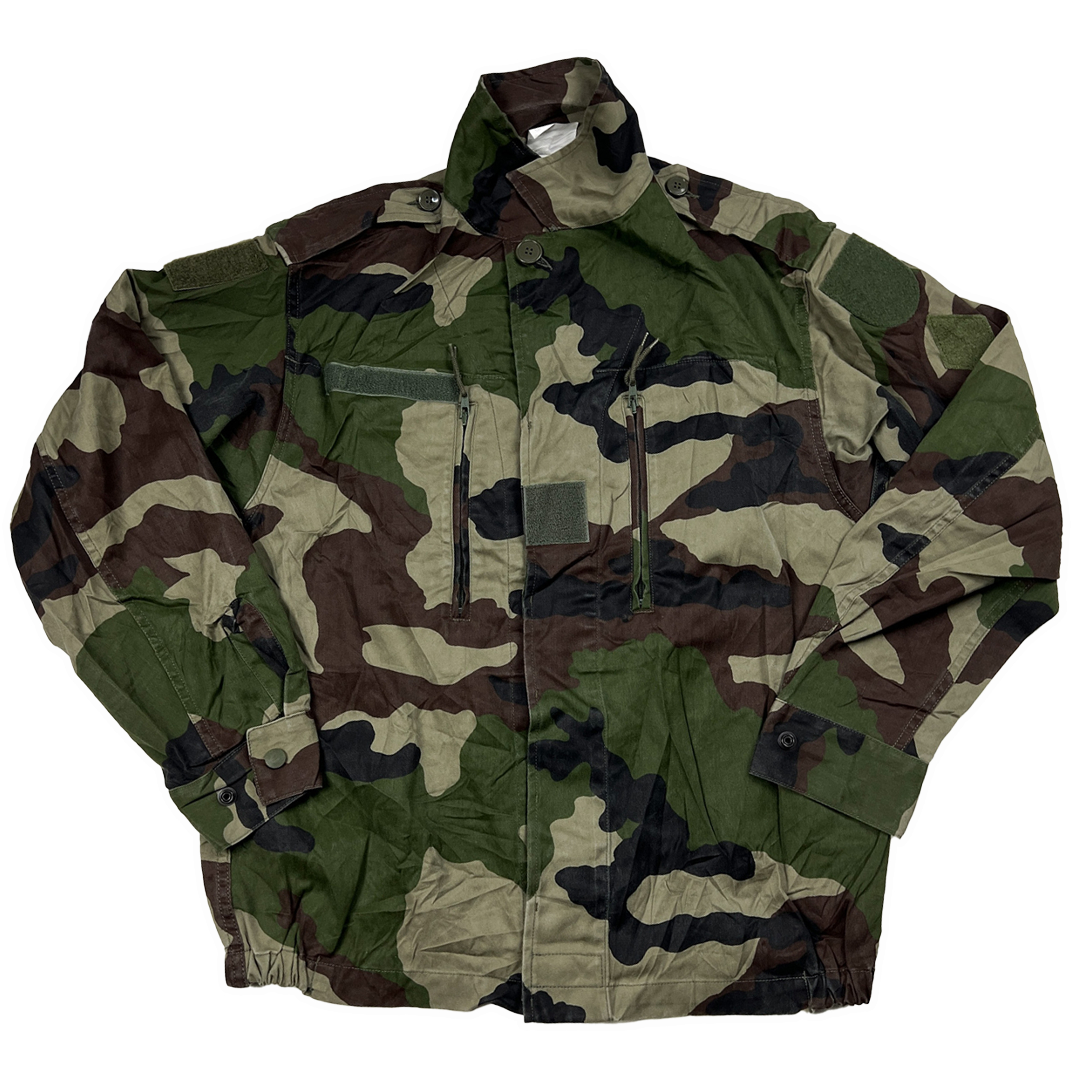 Hiking jacket Vintage Genuine French army Smock CCE camo military ...