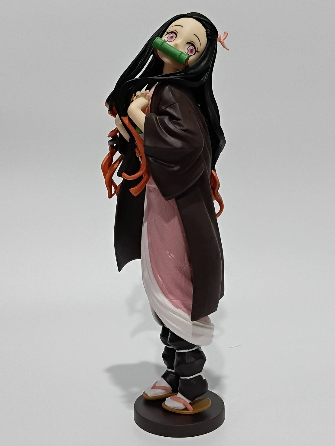 Anime Model Nezuko Kamado Figure Set Up Banpresto Demon Slayer Glitter ...