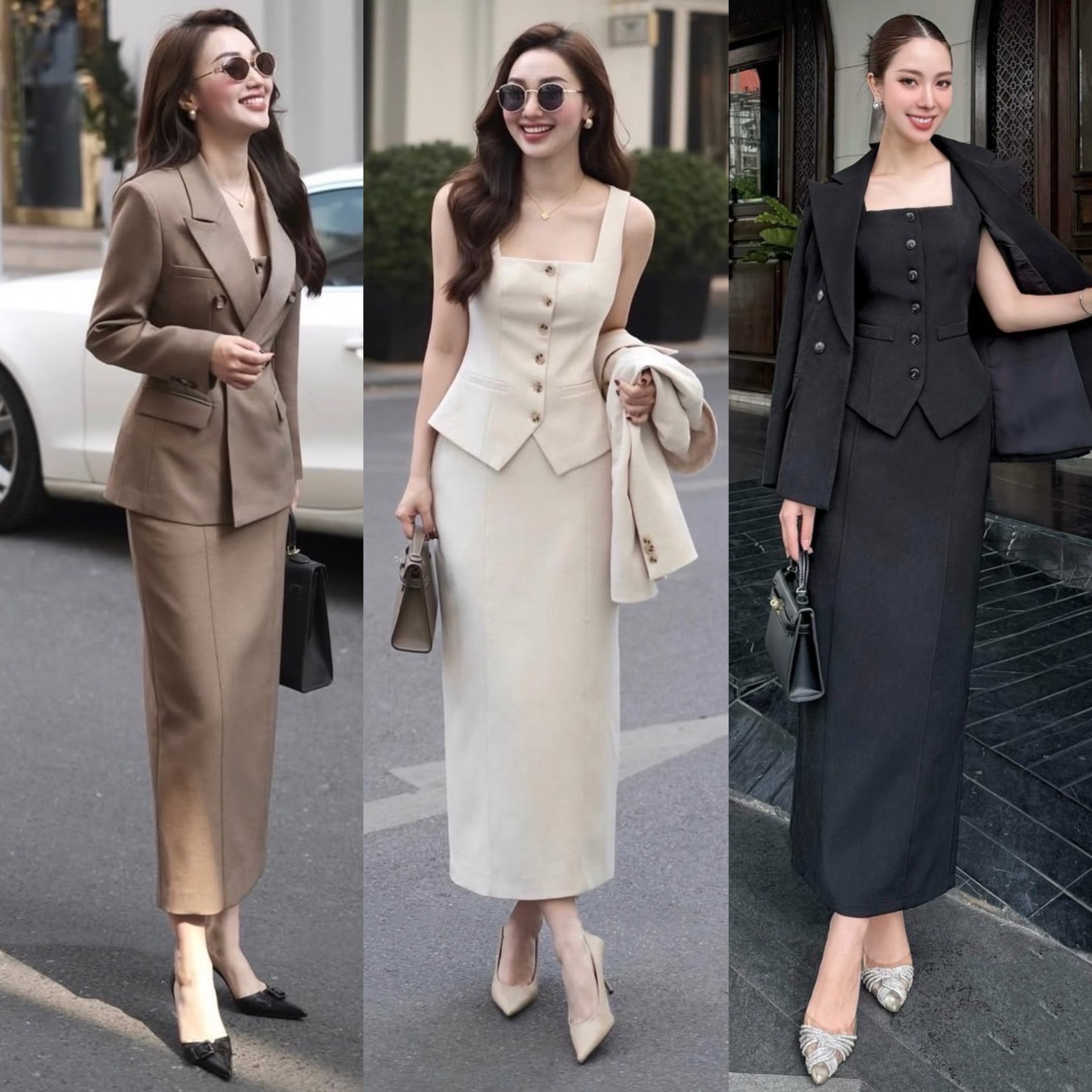 The Code Store LA BELLE Set Of 3 Pieces Suit Fabric Glued To The Work ...