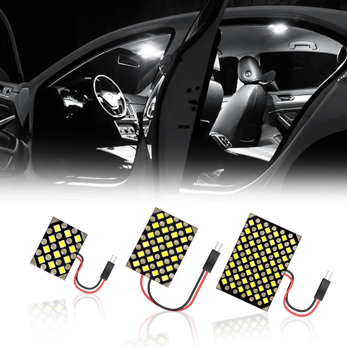 Ceiling Light Center 12V F3528 CAR Panel Type With 2 Types Of T10 ...