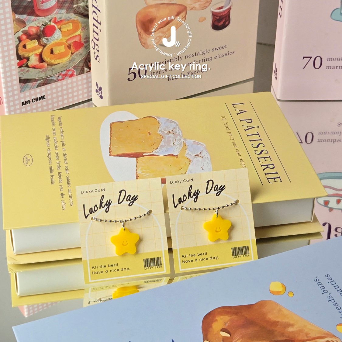 Greeting Card + Acrylic Keychain Star Yellow | Shopee Philippines