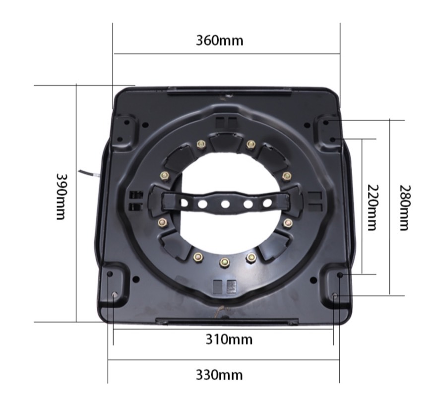 Rotating Base Mechanism Car Accessories Rotation Seat 360 Degree Steel ...