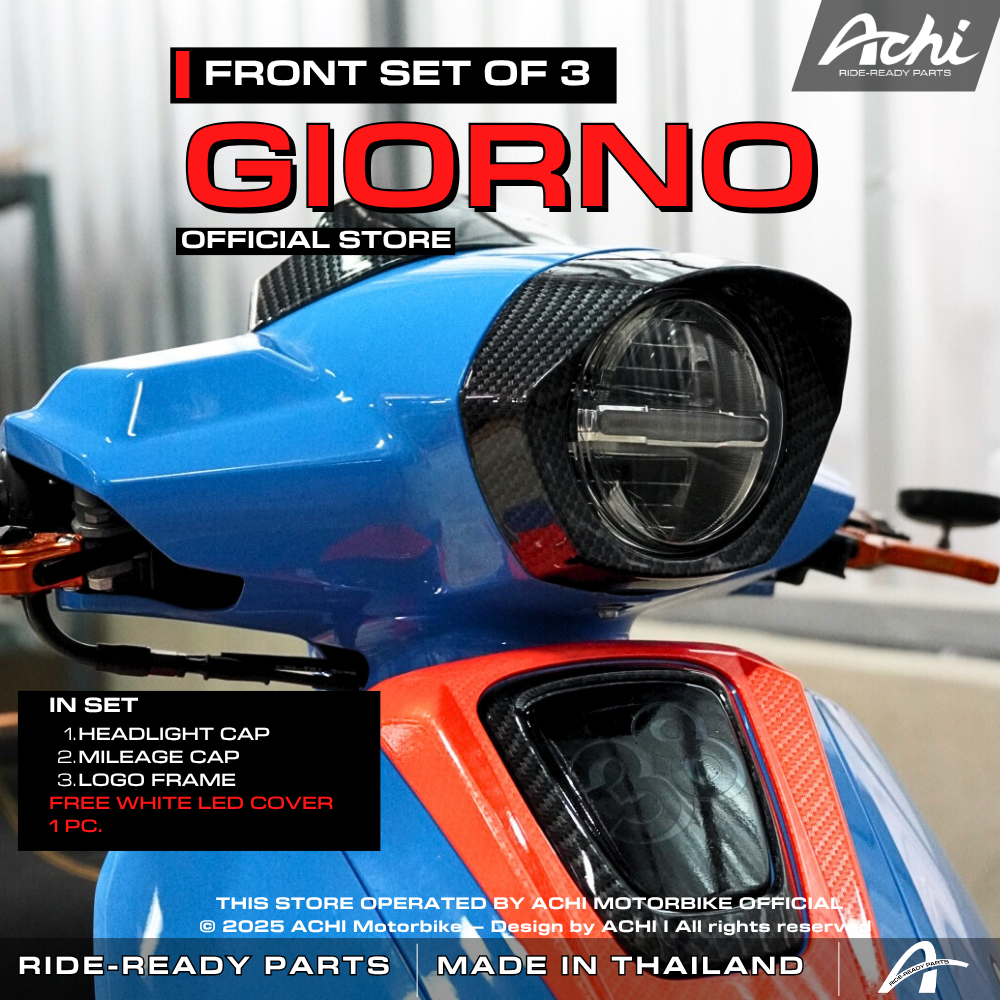 HEADLIGHT CAP MILEAGE HONDA GIORNO+ 2024-2026 BY ACHI THAILAND OFFICIAL ...