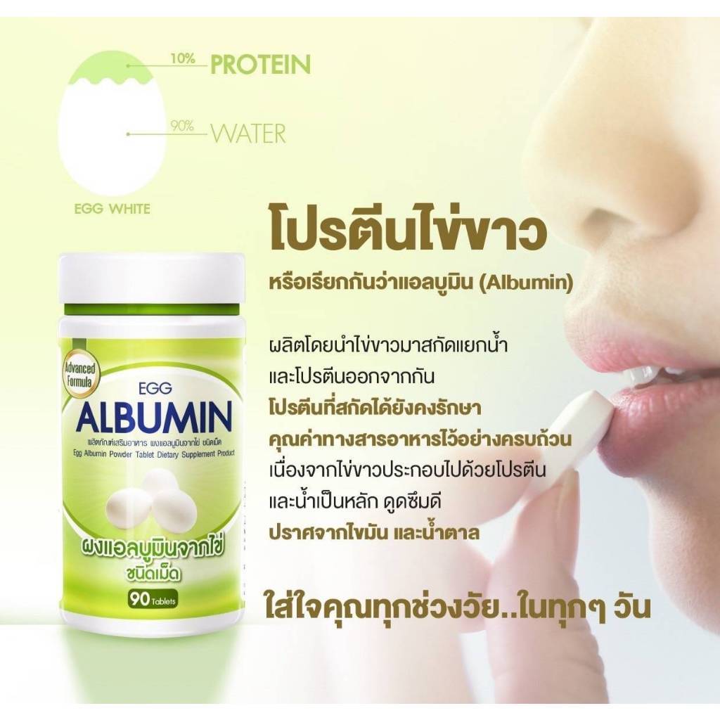 HOF Albumin/Egg Albumin Protein Egg White Tablets (60/90 Tablets ...