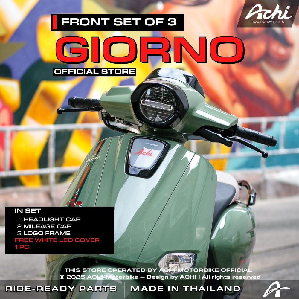HEADLIGHT CAP MILEAGE HONDA GIORNO+ 2024-2026 BY ACHI THAILAND OFFICIAL ...