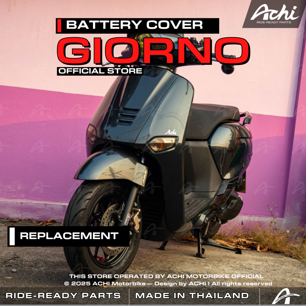 LARGE MARK FRONT COVER HONDA GIORNO+ 2024-2025 BY ACHI THAILAND ...