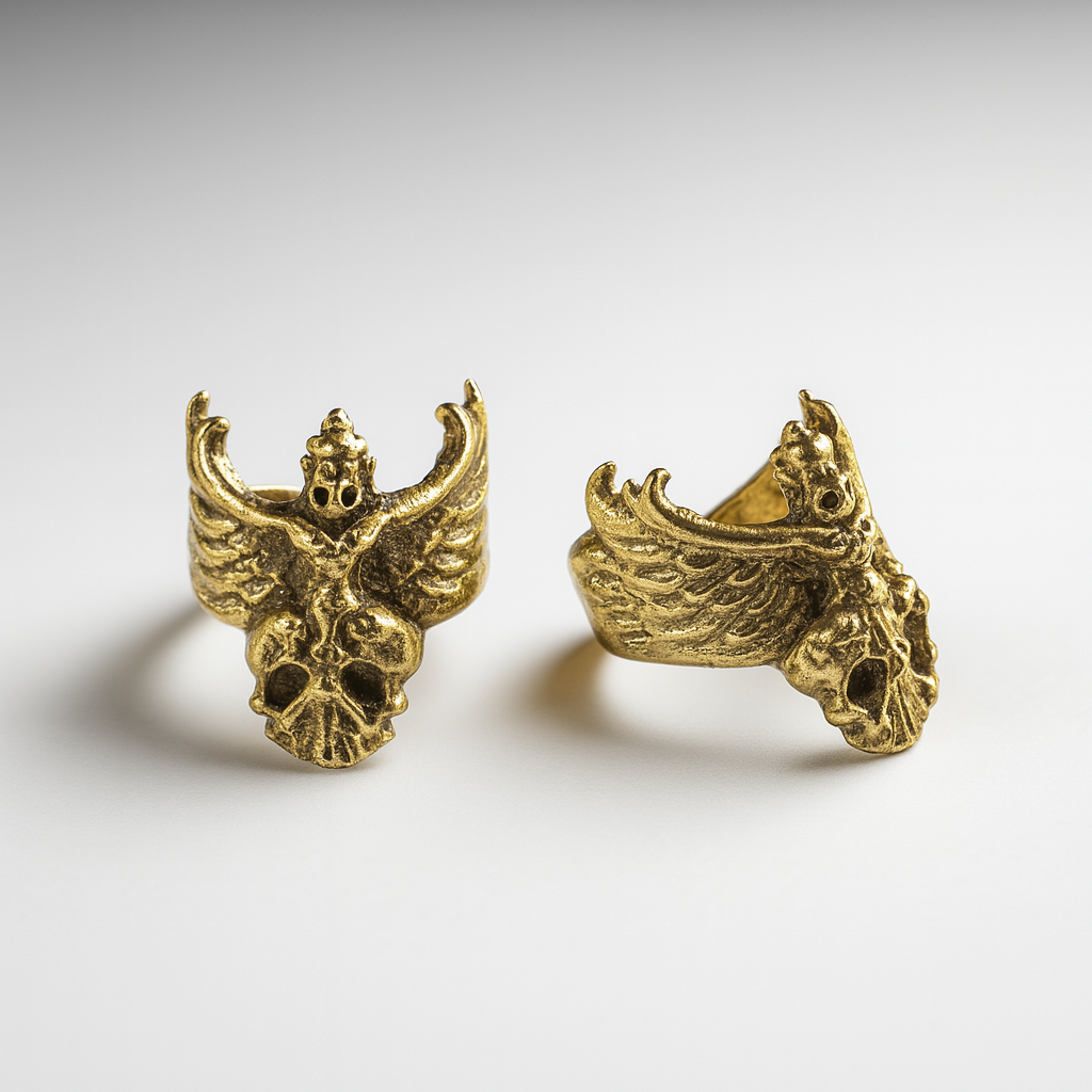 Ring Garuda Brass Safety Danger Duties Of Government Work | Shopee ...