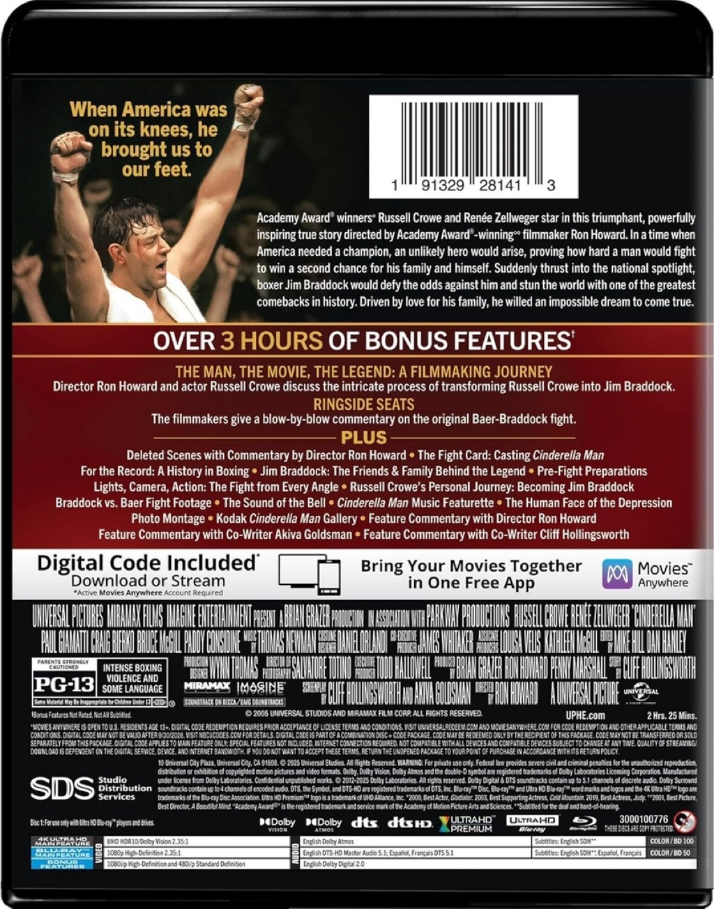 [Pleasechat With Me Before Ordering] Cinderella Man (4K Ultra HD + Blu ...