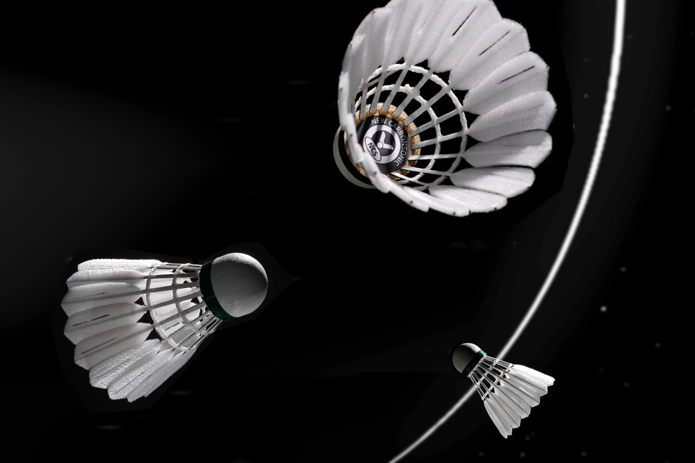 Synthetic Badminton Shuttlecock Victor CARBON SONIC 6 Balls (NCS-6PC ...