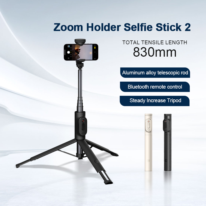 Xiaomi Zoom Stand Selfie Stick 2 Bluetooth Tripod 90 Degree Rotating Wireless Remote Control ...
